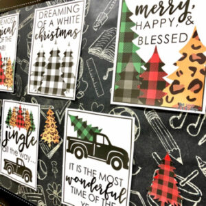 Christmas & Winter Classroom Decor Bulletin Board: Motivational Posters ...