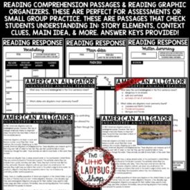 Endangered Animals Species Nonfiction Reading Comprehension Passages ...