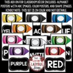 Add-On 2D, 3D Shapes, Colors & ABC Alphabet Posters Bulletin Classroom ...