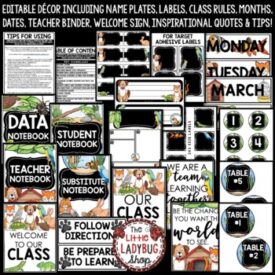 Pet Shop Animal Theme Classroom Decor | Newsletter Template Editable ...