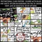 Pet Shop Animal Theme: Motivational Posters Bulletin Board ...