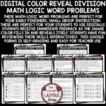 Reveal Division Math Logic Word Problems Color By Code Google Forms ...