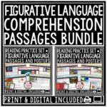 Figurative Language Posters Reading Skills Comprehension Passages and ...