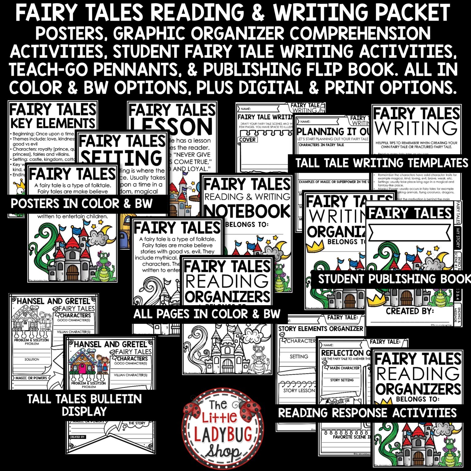 Folktales Fables Fairy Tales Tall Tales - The Little Ladybug Shop