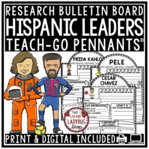 Biography Research Graphic Organizer Templates Project Hispanic ...