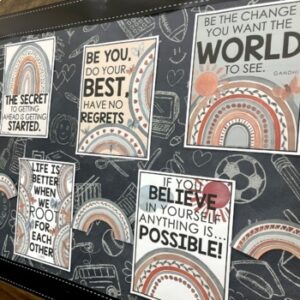 Boho Motivational Posters Classroom Décor - The Little Ladybug Shop
