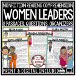 Women's History Month Reading Comprehension Passages - The Little ...