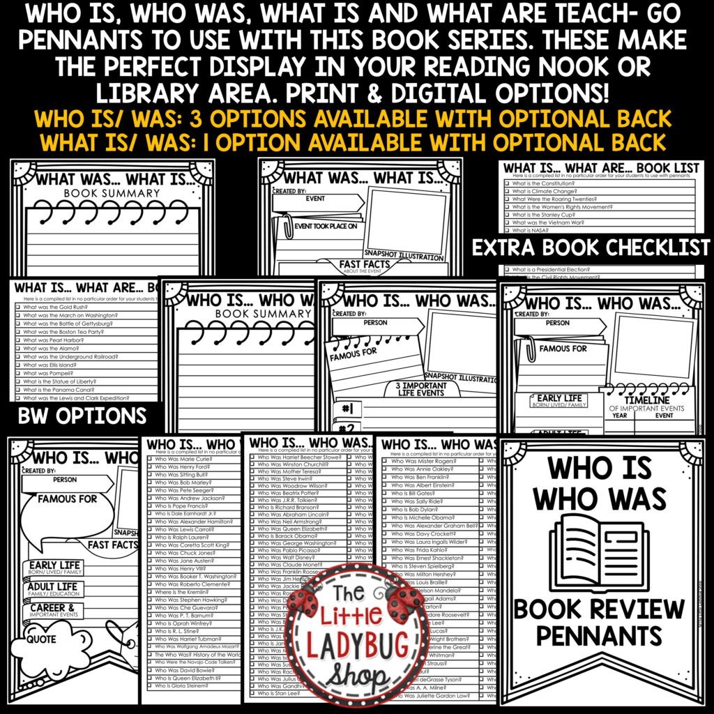 Who Is... Who Was Biography Book Review - The Little Ladybug Shop