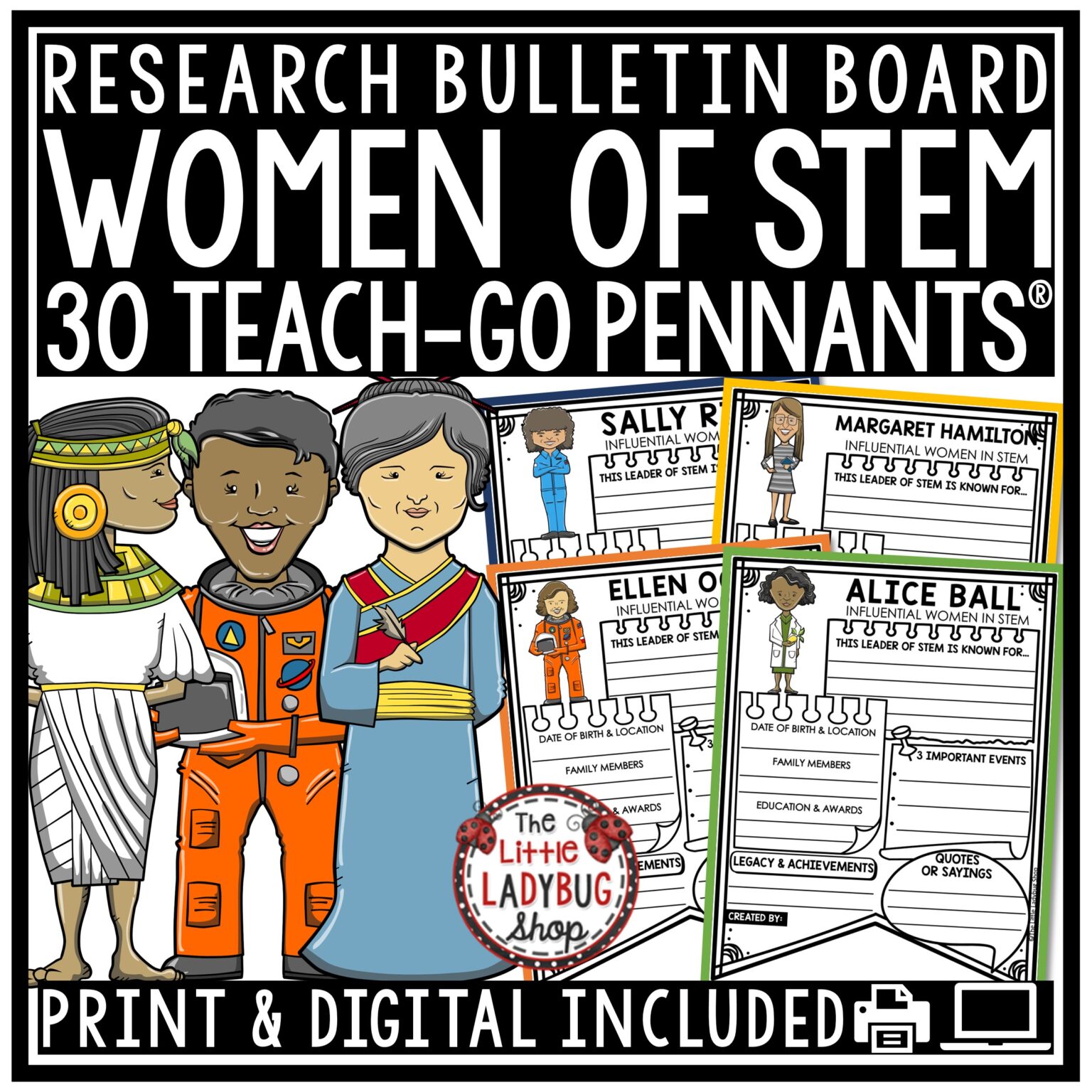 Women of STEM History Month Research - The Little Ladybug Shop