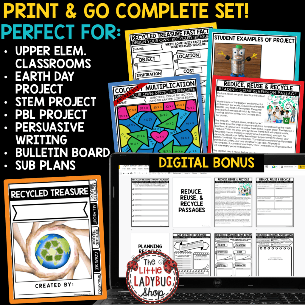 Design an Earth Day PBL STEM Recycled Project Based Learning - The ...