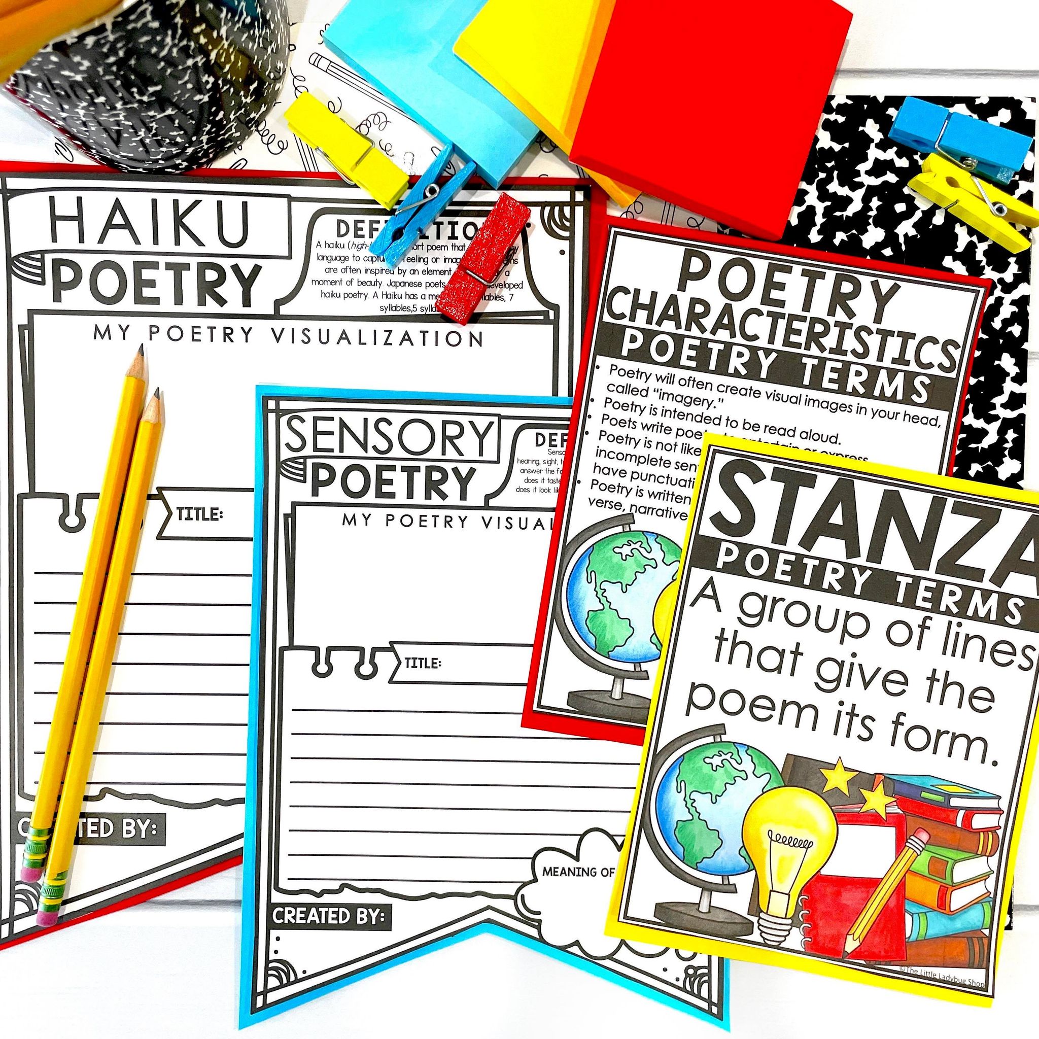 Poetry Resources for Upper Elementary - The Little Ladybug Shop