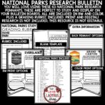 National Park Research Project Activities 3rd 4th 5th Grade - The ...