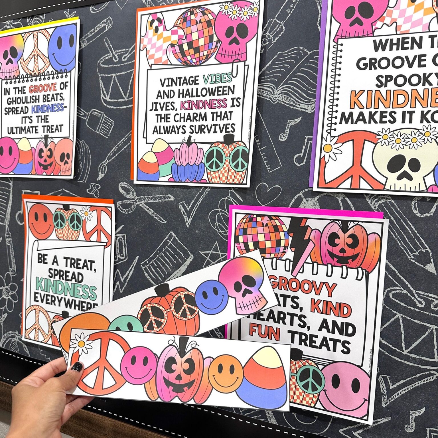 Halloween Fall Kindness Posters - The Little Ladybug Shop