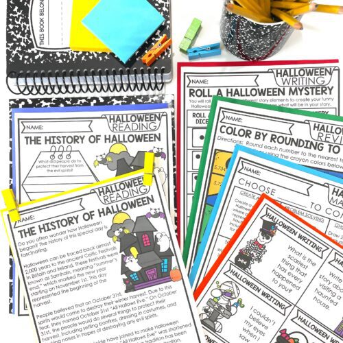 Halloween and Fall Activities in the Upper Elementary Classroom - The ...