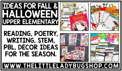 Halloween and Fall in the Upper Elementary Classroom - The Little ...