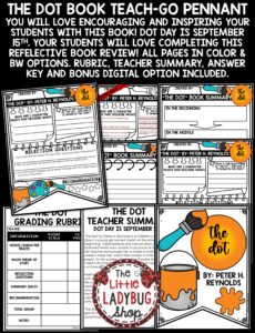 The Dot by Peter Reynolds Activities - The Little Ladybug Shop