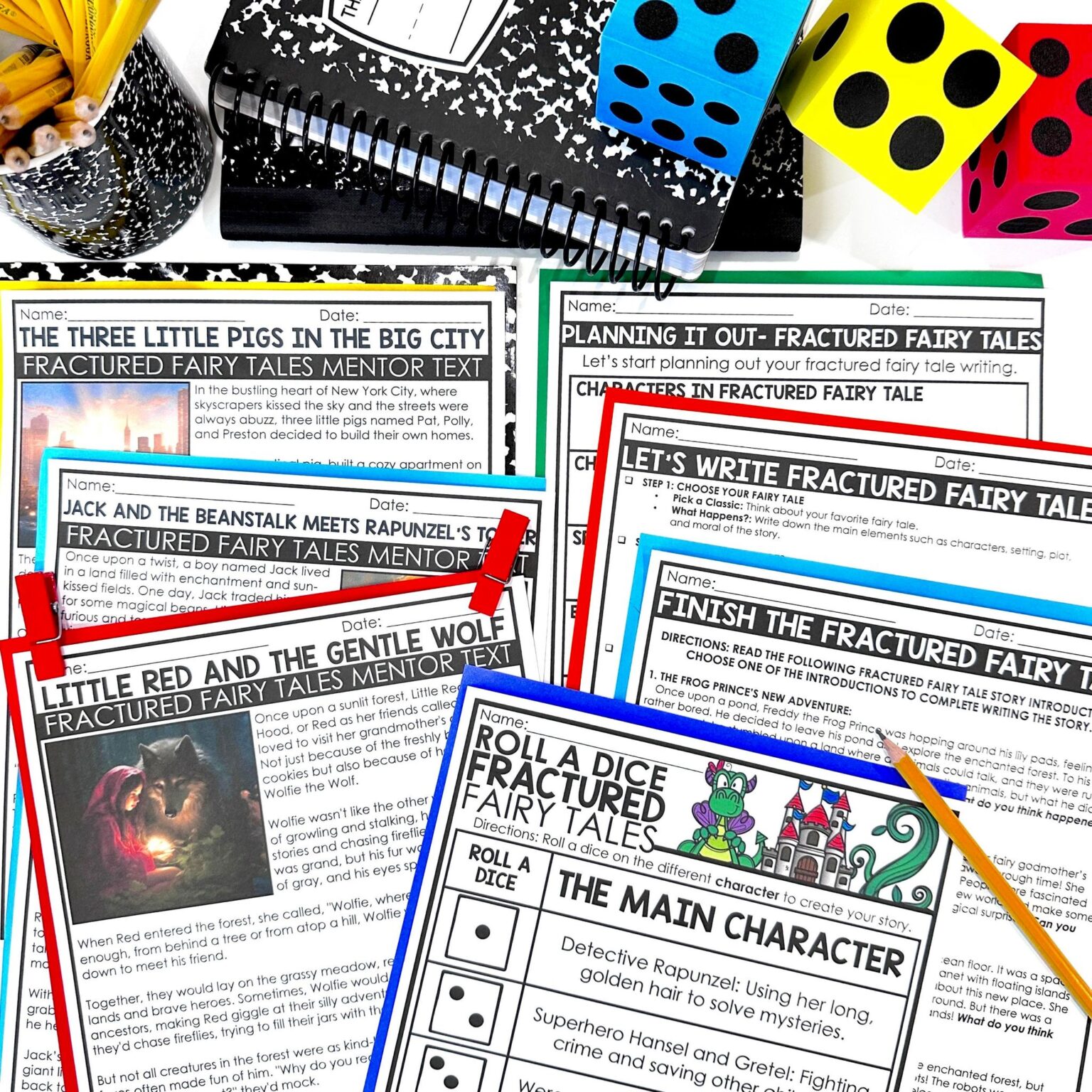 Fractured Fairy Tales Activities for Upper Elementary Students - The ...