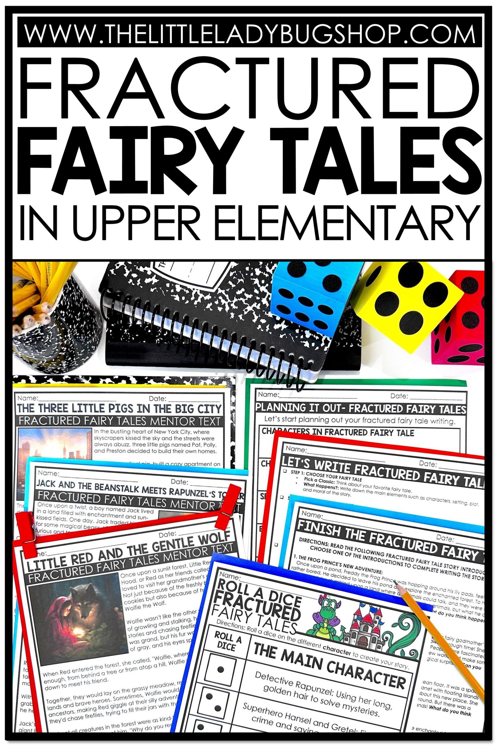 Fractured Fairy Tales Activities for Upper Elementary Students - The ...