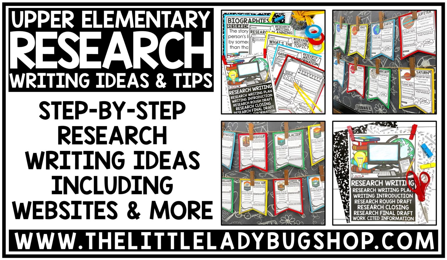 Research Paper Writing for Upper Elementary Students - The Little ...