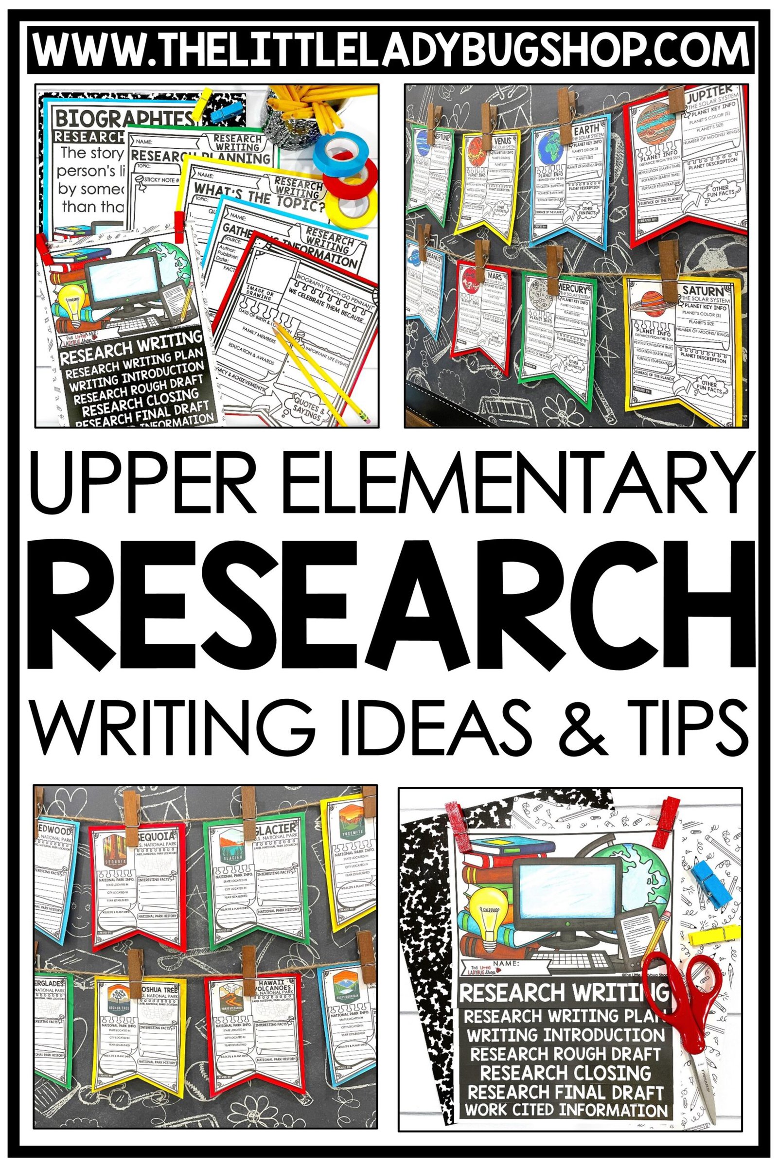 Research Paper Writing for Upper Elementary Students - The Little ...