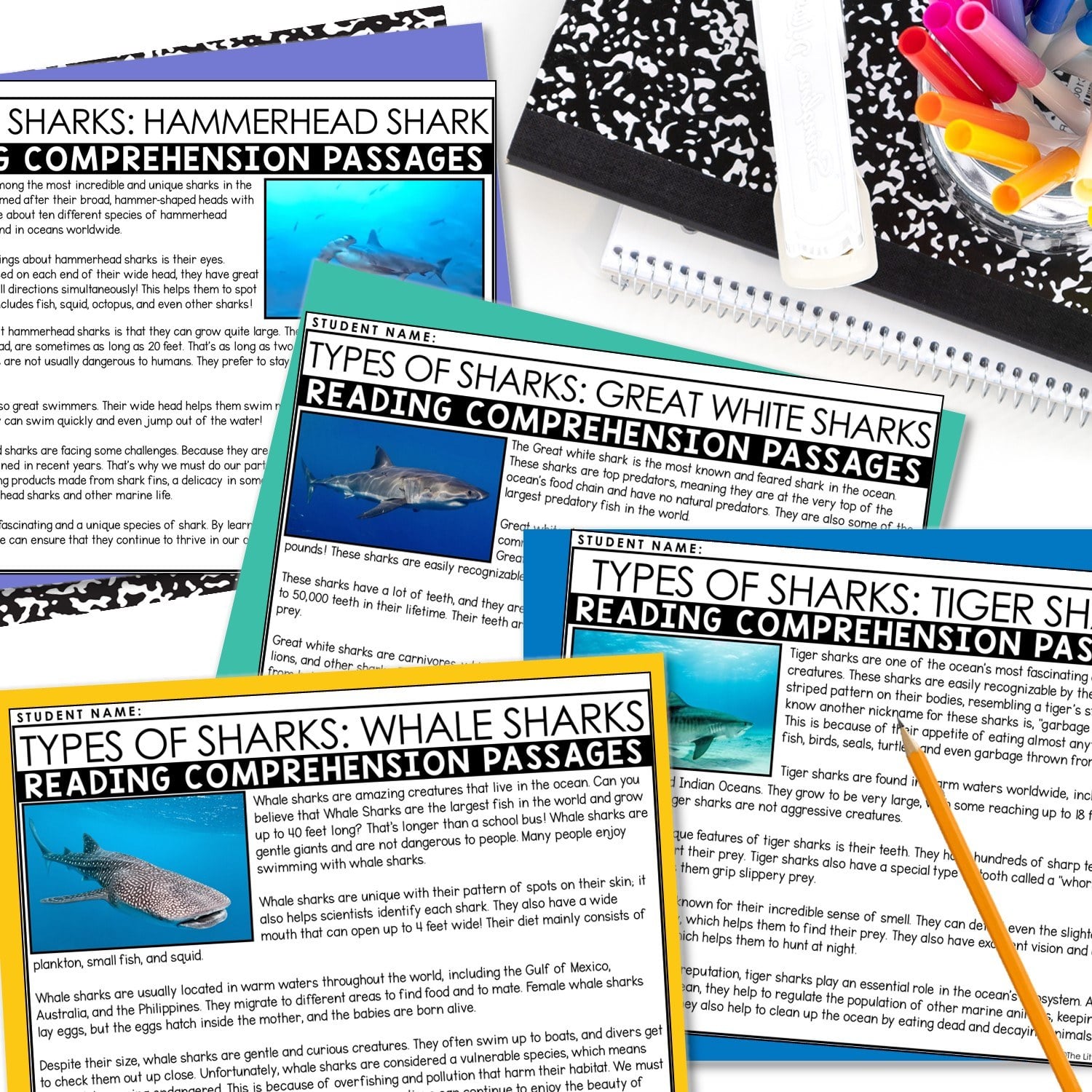 Celebrate Shark Week in the Upper Elementary Classroom - The Little ...