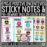 Emoji Positive Affirmations Sticky Notes Printables - The Little ...