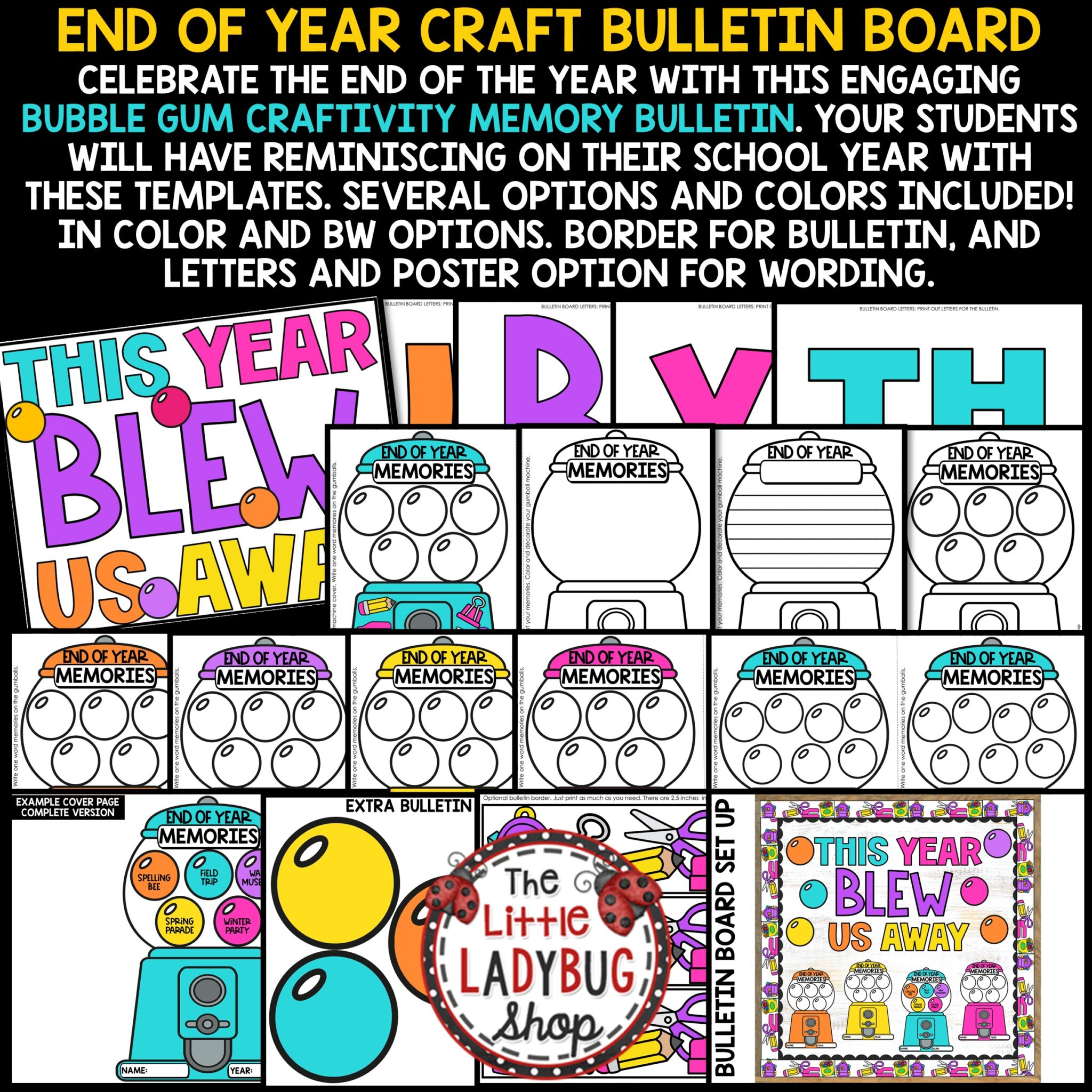 End of Year Memories This Year Blew Us Away Bulletin Board - The Little ...