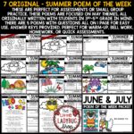 Summer June July Poem of the Week Poetry Analysis - The Little Ladybug Shop