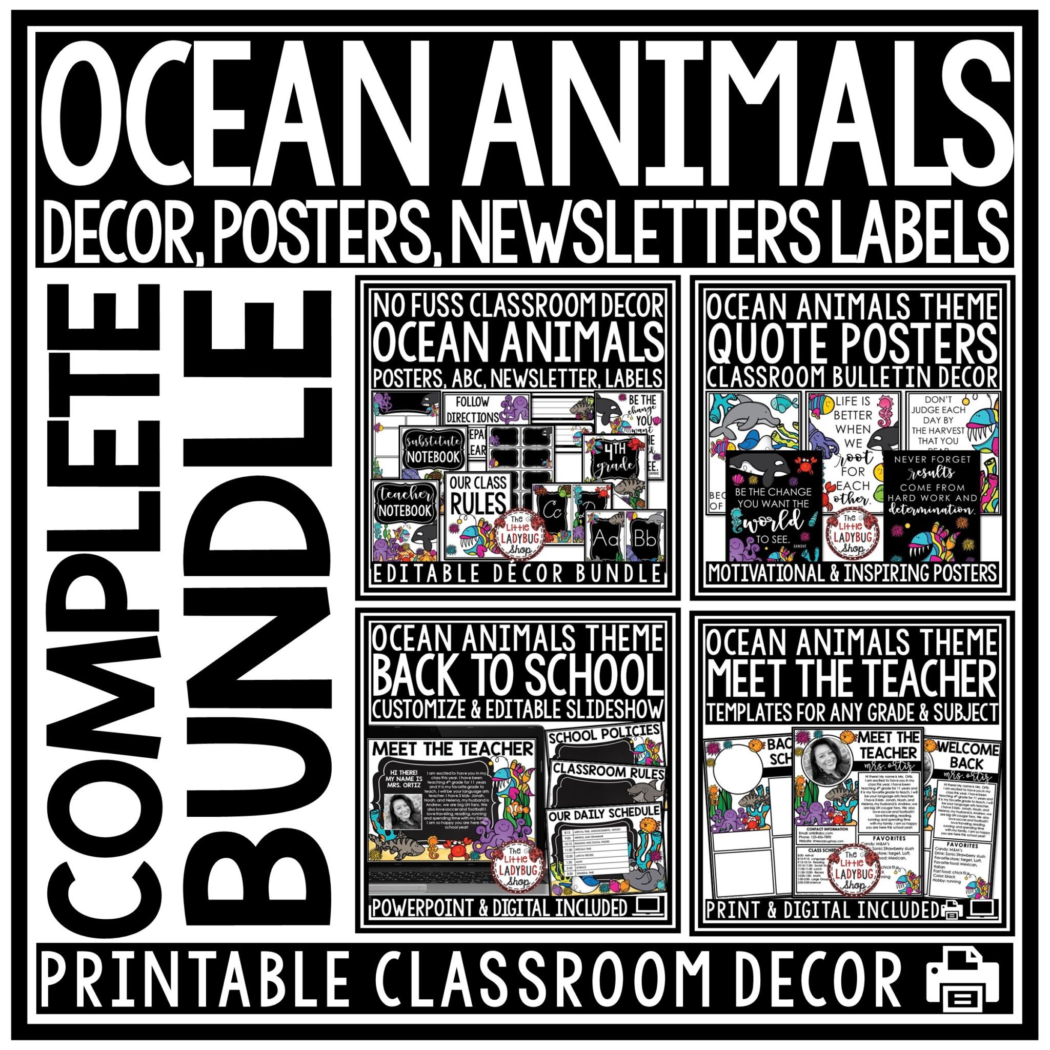 Modern Farmhouse Theme: Classroom Birthday Display Editable Printable ...