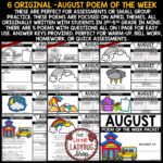 August Back to School Poem of the Week Poetry Analysis - The Little ...