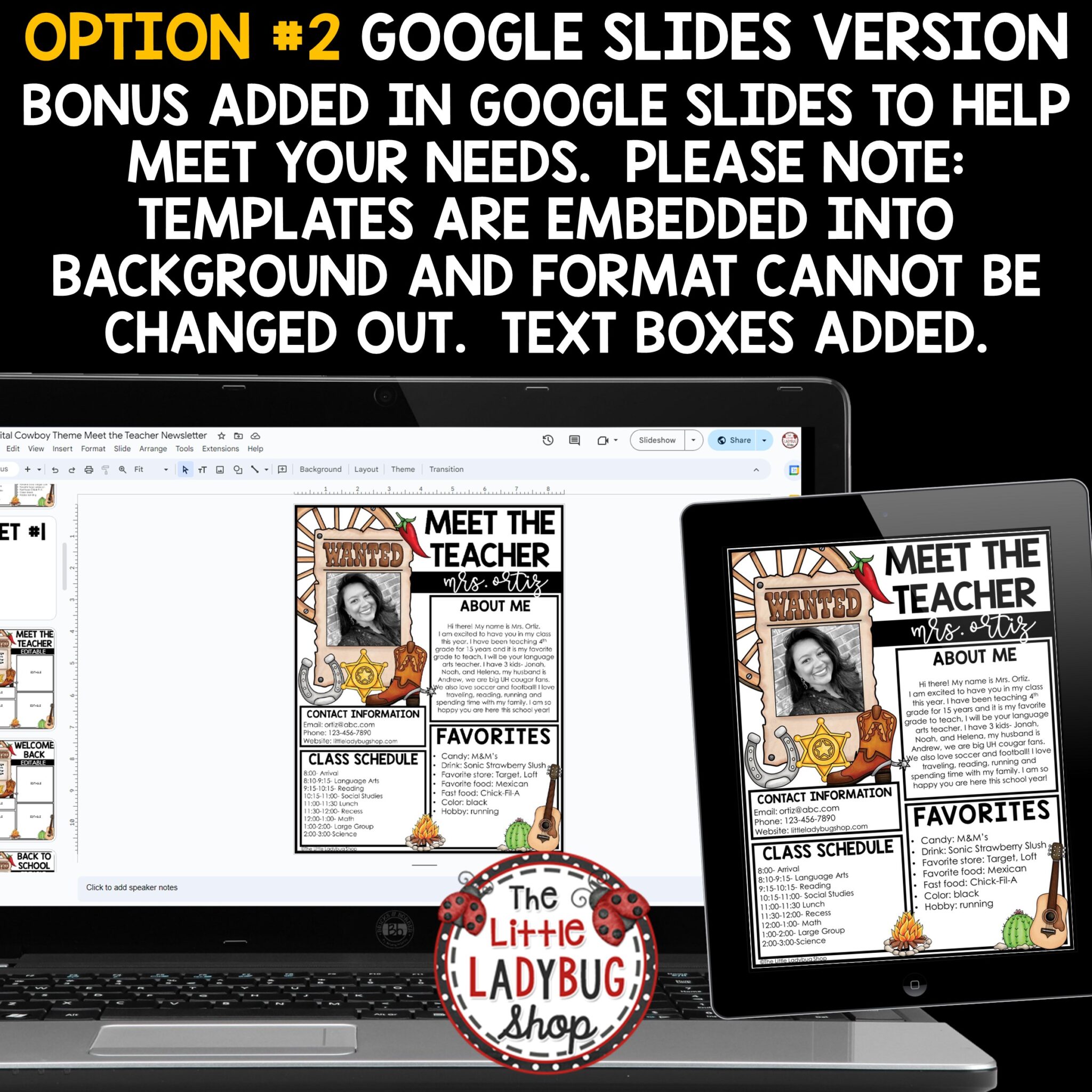 Western Cowboy Rodeo Meet the Teacher Newsletter Template - The Little ...